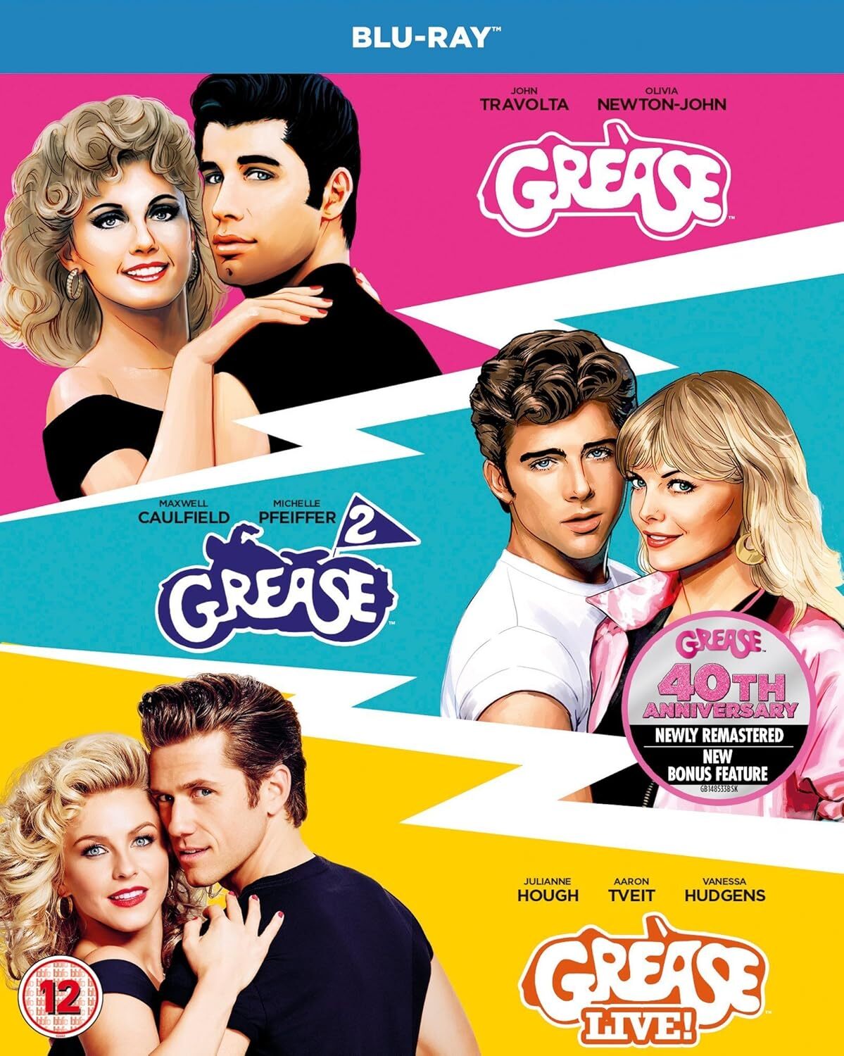 Grease: 3-Movie Collection Blu-ray - [Blu-ray] | Release Date - Review ...